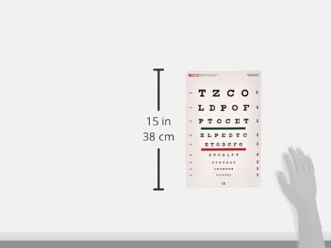 Tablica Snellena - litery badanie 3 m Sprzęt medyczny - lampy medyczne ...